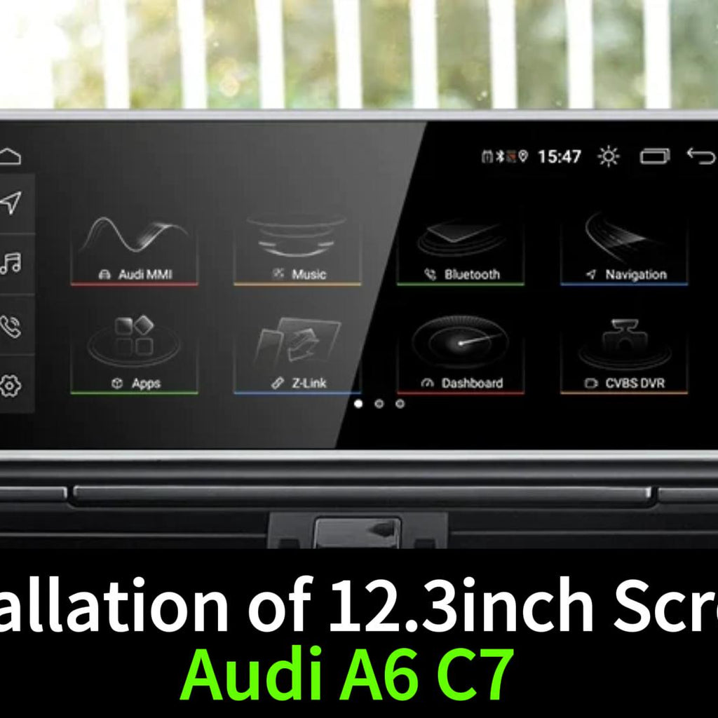 How to Add 12.3inch Android Touch Screen to 2012-2019 Audi A6 step by ...