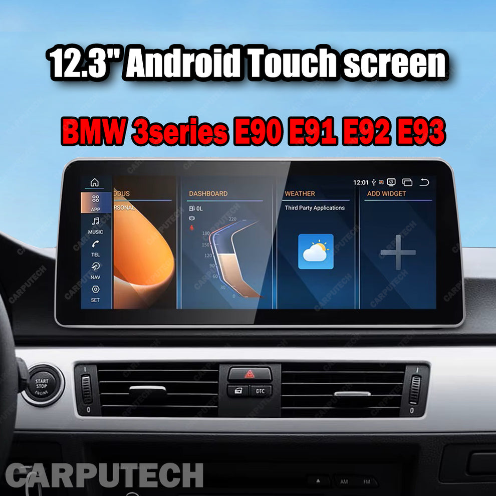 12.3 inch For BMW 3 series E90 E91 E92 E93 Infotainment Navigation Sys ...