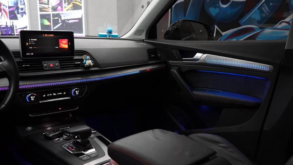 Upgrade 64 Color Symphony Car Interior Ambient Lighting for Audi Q5 /Q ...