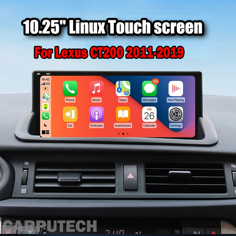 10.25 inch For Lexus CT200 2011-2019 Linux Infotainment Navigation Sys ...