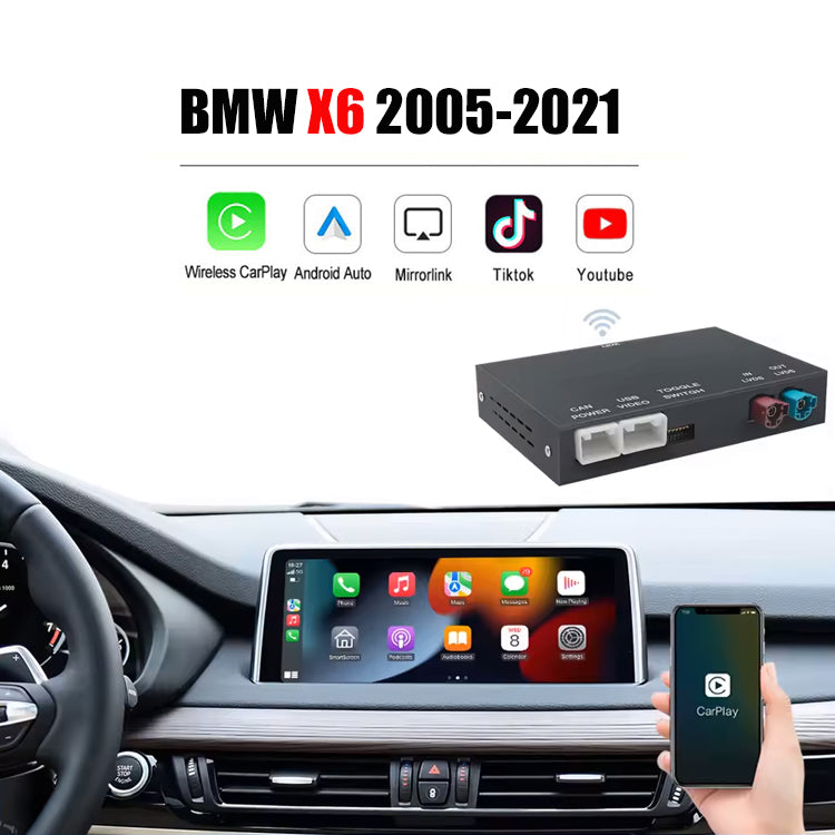 BMW X6 2005-2021 | Apple Carplay & Android Auto Module – Carputech