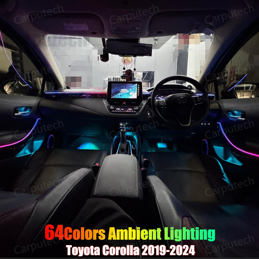 For Toyota Corolla 2019-2024 64 Color Symphony Car Interior Ambient Li ...