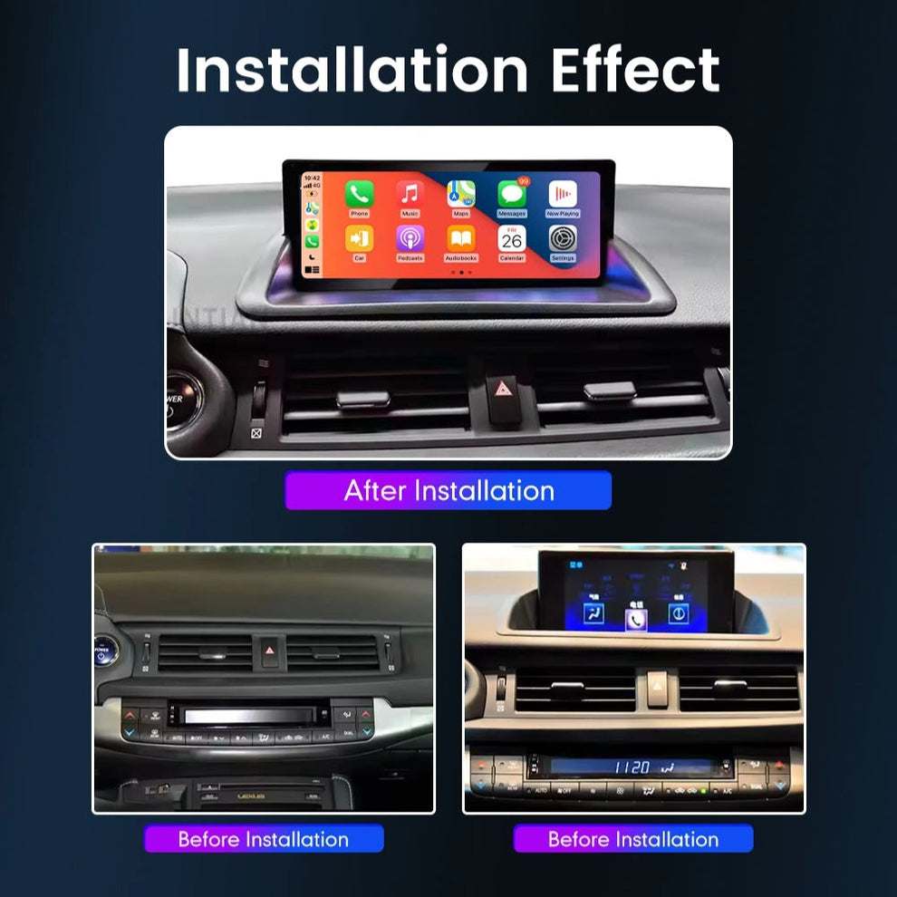 10.25 inch For Lexus CT200 2011-2019 Linux Infotainment Navigation Sys ...