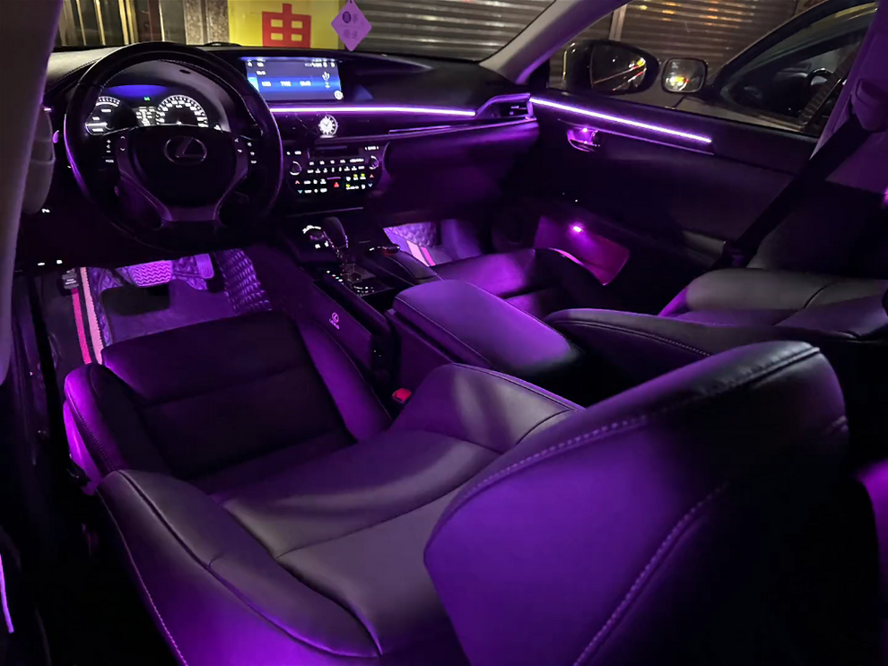 Enhance Your Lexus ES with 256 Colors LED Ambient Light – Carputech